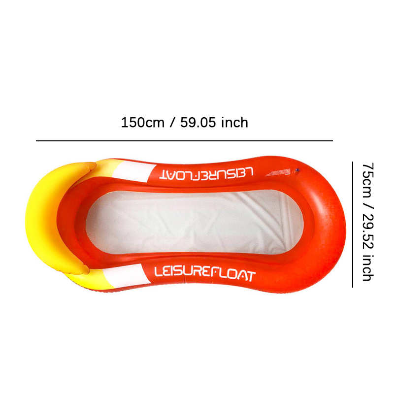 Folding Swimming Bed Portable Beach Water Pool Float Inflatable Water ...